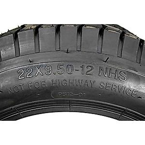 MASSFX 22x9.5-12 Lawn Mower Tire Tractor Mower 2 Pack Tire 22x9.5x12 Lawn & Garden