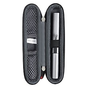 Hermitshell Travel Case for Wahl Micro Groomsman Personal Pen Trimmer - Model 5640-600 (Only Case)（Black）
