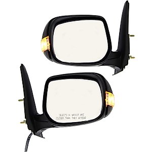 Kool Vue Left & Right Power Door Mirrors Compatible With Scion xB 2008-2015 With Signal Light Paintable Pair