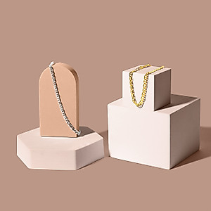 PORI JEWELERS 925 Sterling Silver 4.5mm Mariner Chain Link Anklet - Available in Silver or Yellow (Silver, 11)