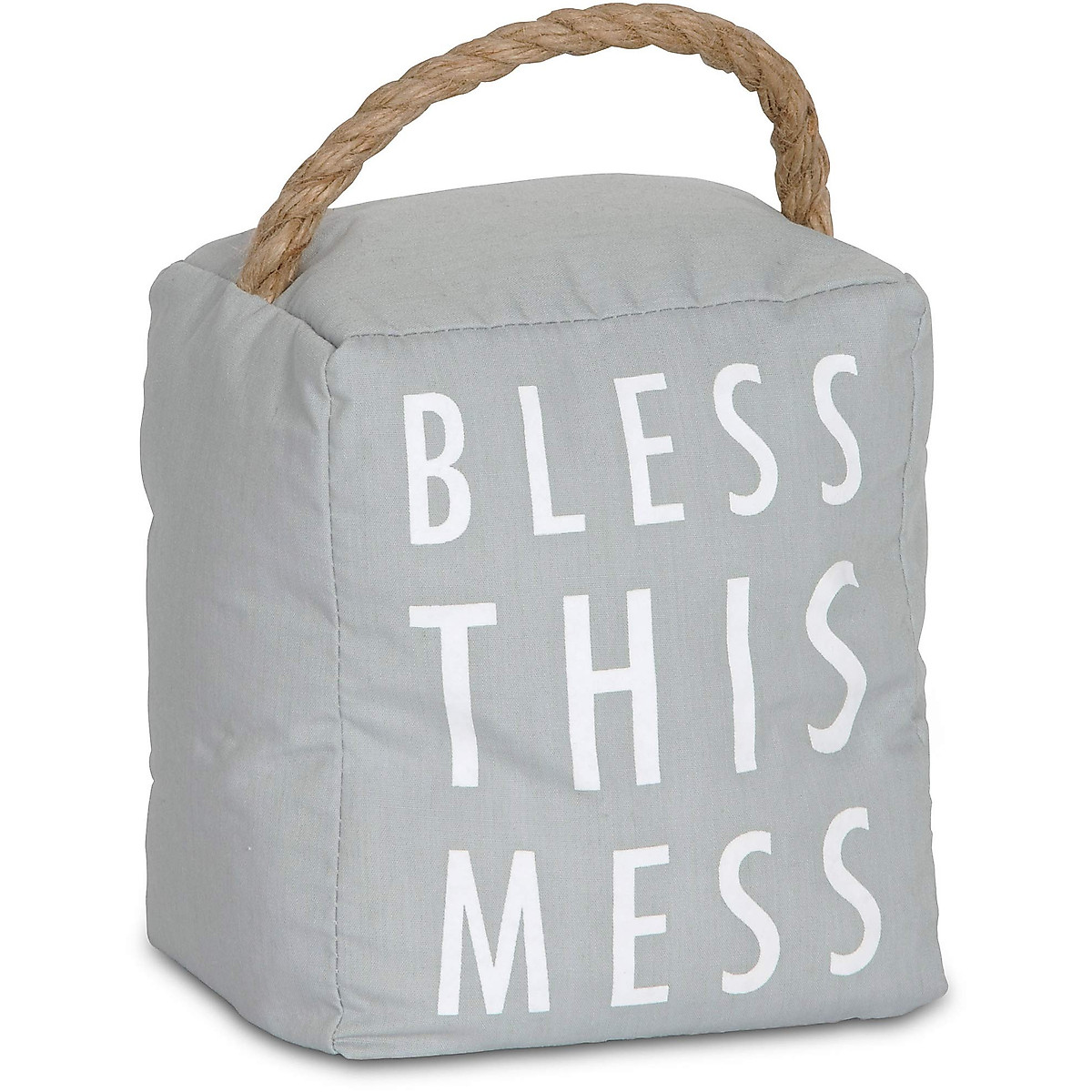 Pavilion Gift Company 72194 Bless This Mess Door Stopper, 5 x 6