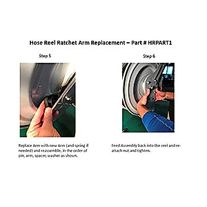 Primefit HRPART1 Locking Cam and Spring assembly - Replacement part for Primefit HRRUB380503 Air Hose Reel