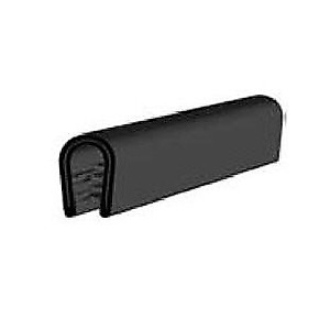 M M Seals - Edge Trim Black Fits 1/5 Inch (4.9mm), Leg 0.65 Inch (16.6mm), Length 15 Feet (4.6Meter) - Protective Edging Strip for Car Door Seal & Boat