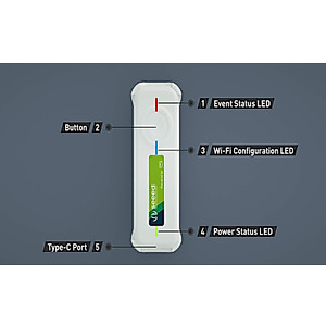seeed studio IoT Button for AWS - Cloud Programmable Dash Button with AWS IoT 1-Click Service,Dual-Band 2.4Ghz / 5Ghz Wi-Fi, Removable and Chargeable Li-ion Battery, USB Type-C Charging