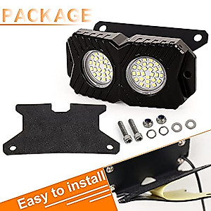 HOYUZA LED RV Exterior Porch Utility Light, 12 Volt Exterior RV Light 6300K Waterproof IP68 Replacement Kits for RV Trailers Campers Motorhome Travel Campers BBQ Party Illuminate 1 PCS