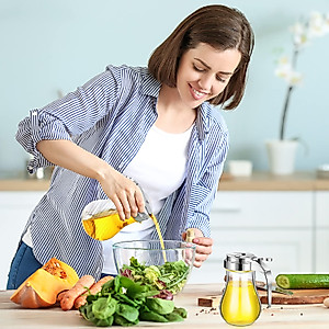 16 Pack Syrup Dispensers Honey Pot Glass Jar for Maple Syrup, Chocolate Syrup, Retracting Spout Sugar Dispenser, 6 oz