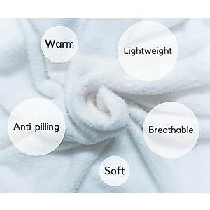 InnoBeta Get Well Gifts for Women, Men, Surgery Gifts for Friends with Cancer, Chemo Patients, Flannel Throw Blanket - 50"x 65", God Gives The Hardest Battles to His Strongest Soldiers