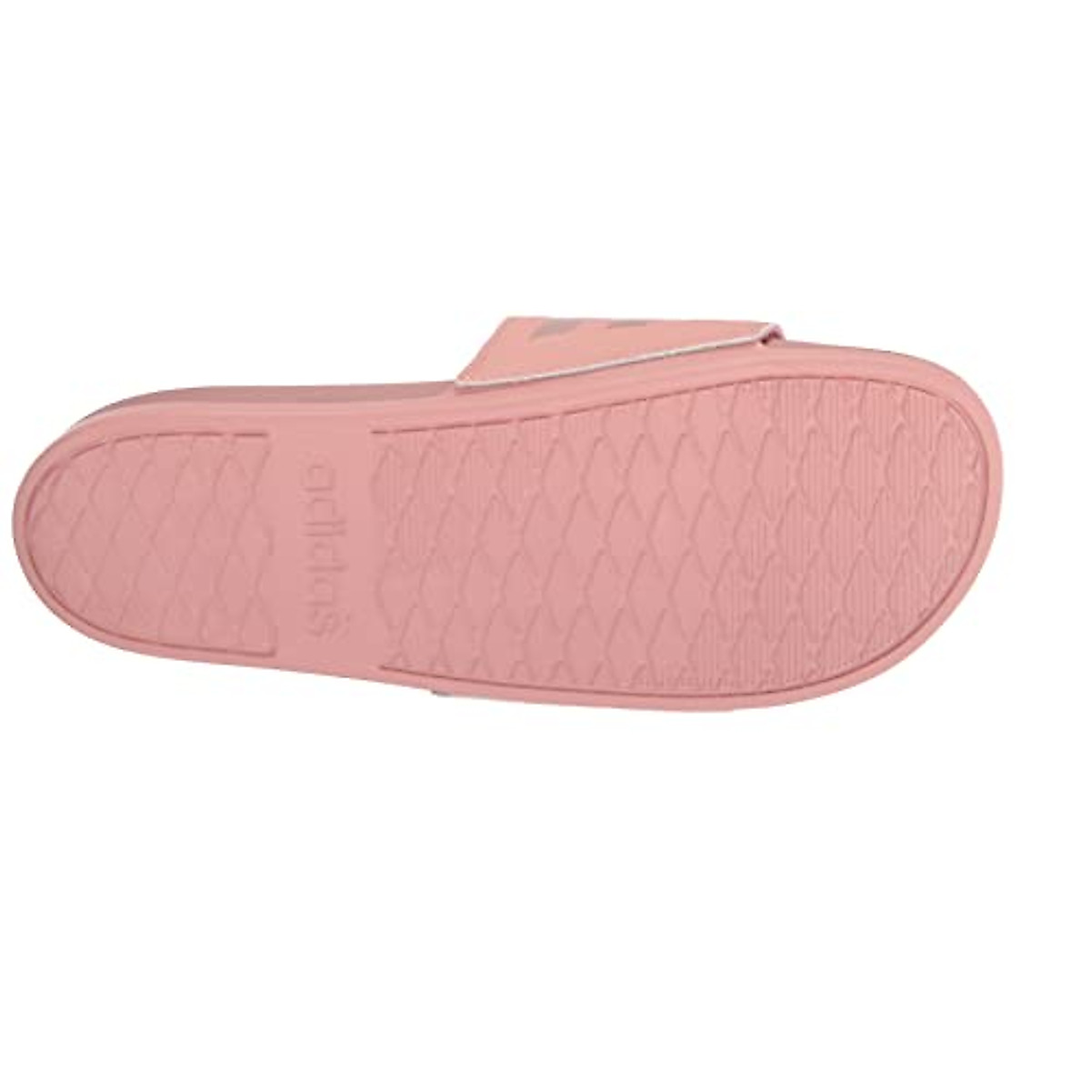 adidas Women's Adilette Comfort Slides Sandal, Wonder Mauve/Maeamt/Maeamt, 5