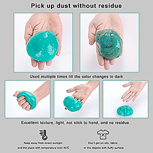 ASFSKY Cleaning Gel for Car Dust Cleaner Car Interior Slime for Detailing Putty for Dust Dirt Crumbs in Corners Inside The Car Clean The Dashboard Console and Vents