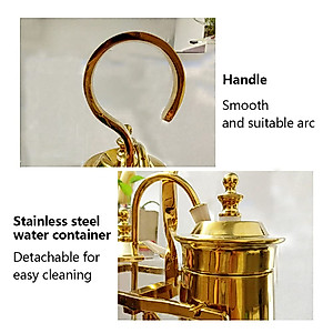 NICE CHOOSE Siphon Coffee Maker, 400ML Belgian/Belgium Family Balance Syphon Coffee & Tea Brewer Elegant Double Ridged Fulcrum with Tee Handle