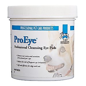 Top Performance ProEye Cleansing Pads — Safe and Effective Pads for Cleaning Around Pets' Eyes, 100-Pack