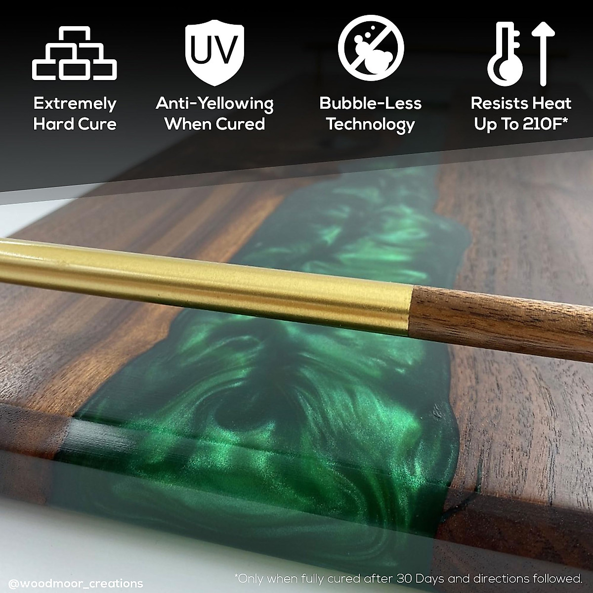 24 Hour Deep Pour Epoxy Resin 1.5 Gallon / 192 oz Kit, Liquid Glass Clear, Fast Cure, Casting Resin, Bubble Free, DIY Thick Pour, Heat Resistant, Charcuterie Boards, Serving Trays & Resin Coasters