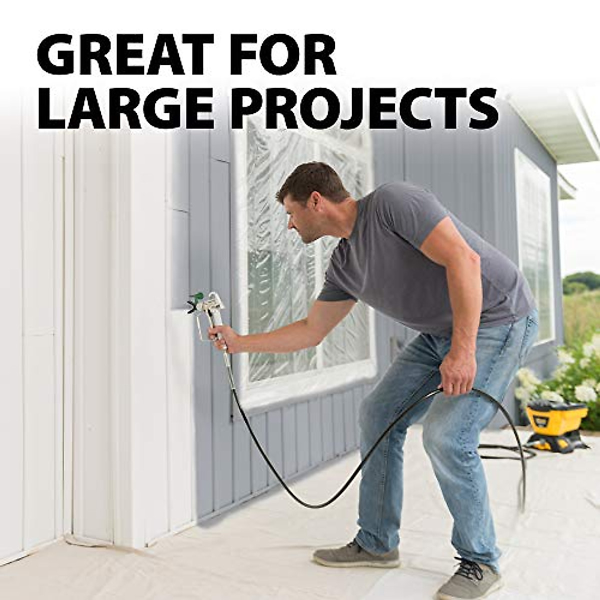 Wagner Spraytech 0580678 Control Pro 130 Power Tank Paint Sprayer, High Efficiency Airless with Low Overspray