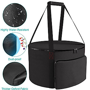 Carrying Bag for Outland Firebowl 823 Outdoor Portable Propane Fire Pit Carrying Bag for Firebowl 870 Water-Resistant 19 Inch Gas Fire Pit Carry Bag for Outland Fire Bowl 893