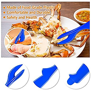 Crab Leg Crackers and Tools - 7 Piece Seafood Tools Upgrade Stainless Steel Lobster Crackers and Picks Set