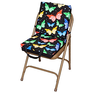 ABS Novelties Butterfly Pattern Double Cushion (Black)