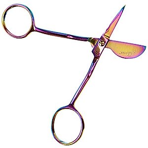 Tula Pink Hardware 4" Duckbill Applique scissors, Rainbow