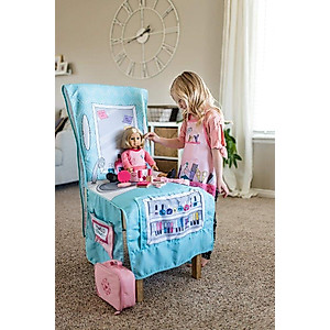 Little Adventures Roleplay Apron Dress Up Sets (Beauty Salon) - Machine Washable Child Party and Pretend Play Sets