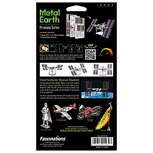 Metal Earth Premium Series International Space Station 3D Metal Model Kit Fascinations