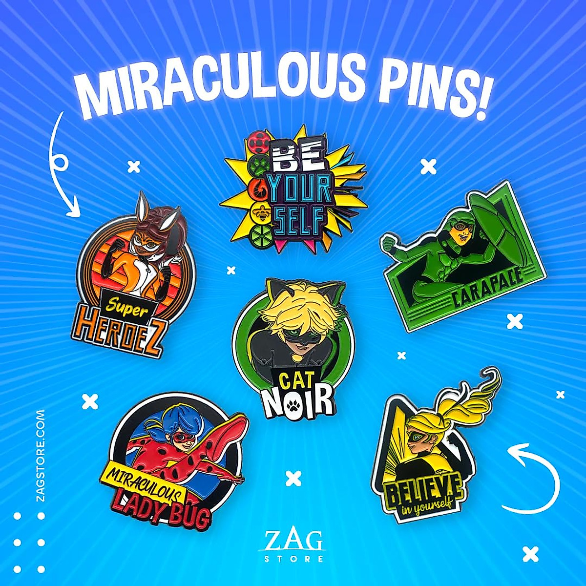 ZAG STORE - Miraculous Ladybug - Queen Bee Pin