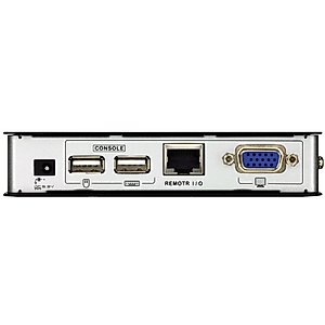 ATEN CE700A Console Extender USB VGA KVM Extender CAT5 up to 500ft - Built in ESD - Includes 2x Power Adapters for Local and Remote Unit, KVM Cables and Rack Mount kit
