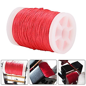 Alomejor Bow String Serving Thread and Nylon String Use for Bowstring Archery Supplies Suitable for Outdoor Sport(Red)