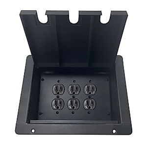 ProCraft ProAudio Recessed Pocket Floor Box 3 AC Duplex