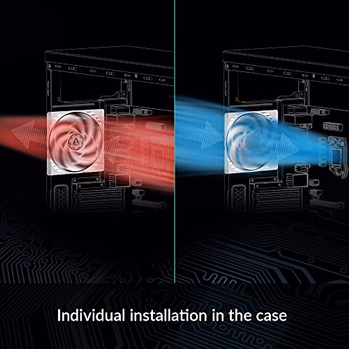 ARCTIC P12 PWM PST - PC Fan, 120mm Case Fan with PWM Sharing Technology (PST), Pressure-optimised, Quiet Motor, Computer, Fan Speed: 200–1800 RPM (0 RPM <5%) - White