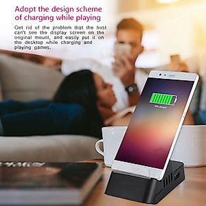 DERCLIVE HDMI 2. 0A Portable Charging Dock Bracket TV Video Converter for Nintendo Switch