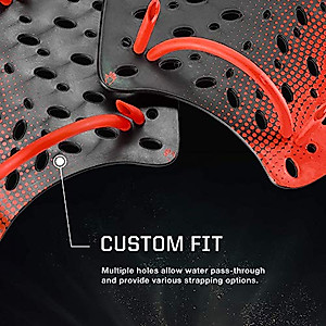 Speedo unisex adult Training Power Plus swimming hand paddles, Yellow, Large US