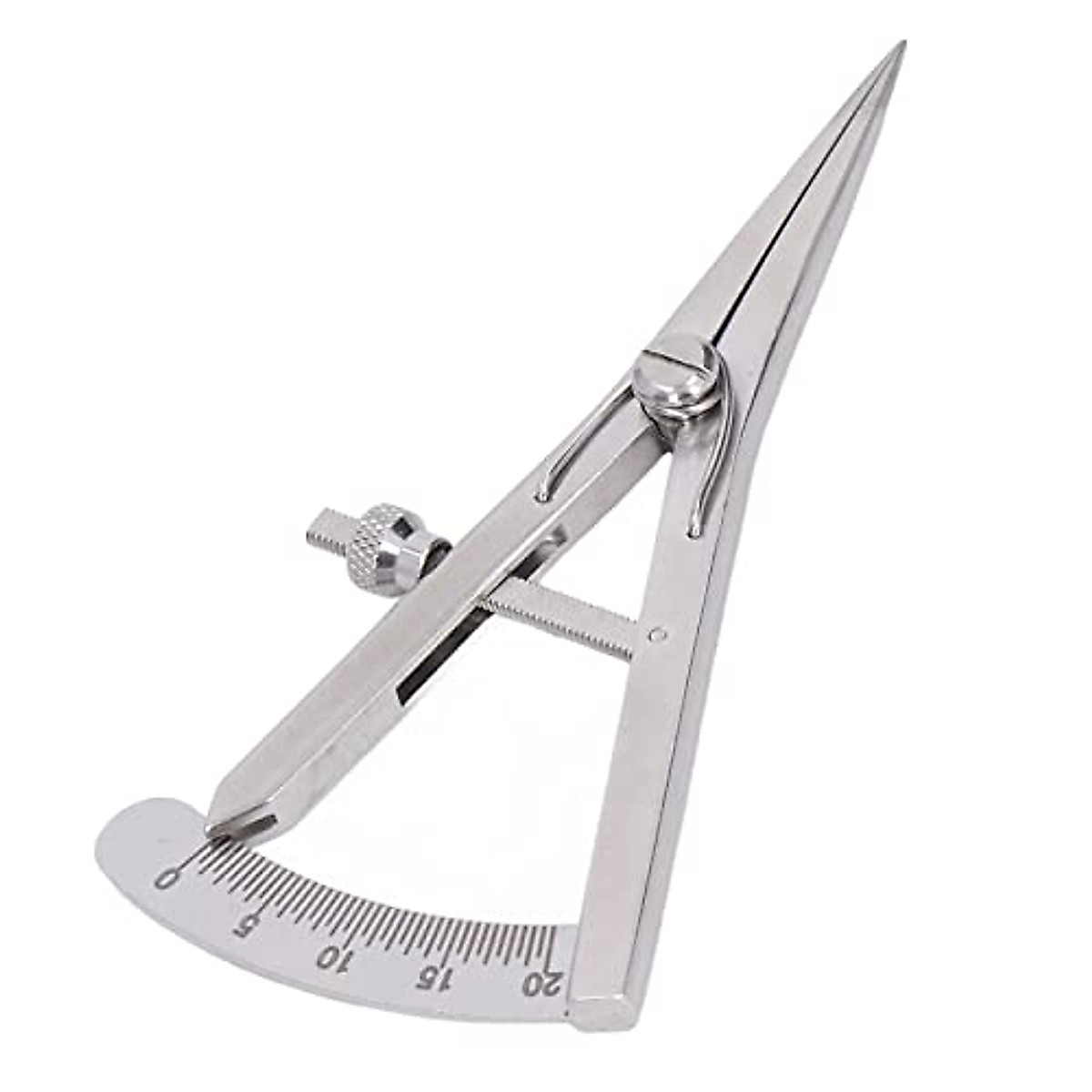 Marking Gauge, Metal Compass Multipurpose High Accuracy Adjustable for Leather Trimming Projects(Screw lock type marking gauge)