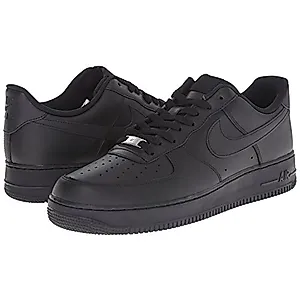 Nike Air Force 1 '07 Basketball Shoe ,Black,11 Men US