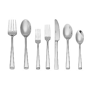 Mikasa Rockford Heavy-Weight Forged 18.0 Stainless Steel 42 Piece Cutlery Set, Service for 8