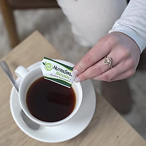 NutraSweet Natural Zero Calorie Stevia Sweetener-Natural Sugar Substitute, Sugar Like Taste, Diabetes-friendly, Keto-friendly - 70 count packets