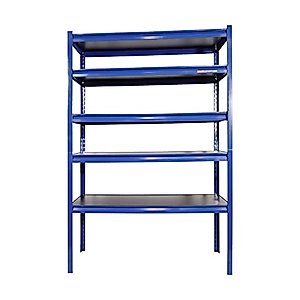 Pro-LifT Garage Storage Shelves - Heavy Duty 5-Tier Adjustable Metal Wire Shelving Units with 4000 lbs Total Capacity for Garage Basement Racking Organization - 72" H X 48" W X 18" D