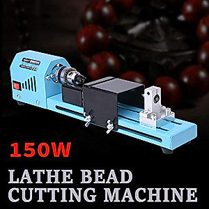 DENESTUS Mini Wood Lathes Multi Metal Mini Lathe CNC Polisher Wood Model Making Drilling Milling Machine Tool 150W for DIY Grinding Drill Art Woodworking