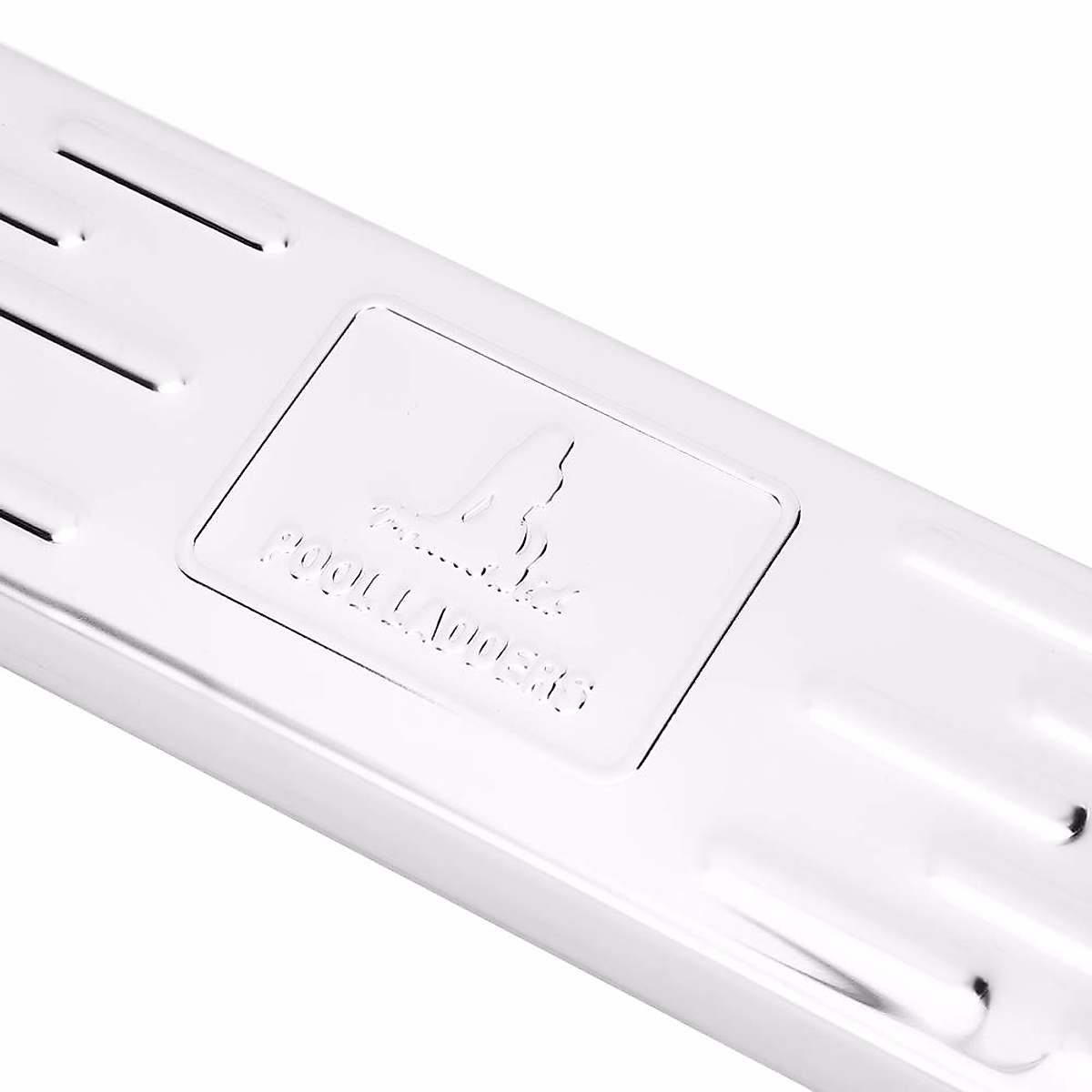 Restokki Swimming Pool Ladder Pedal, Stainless Steel & ABS, Anti-Slip, Silver