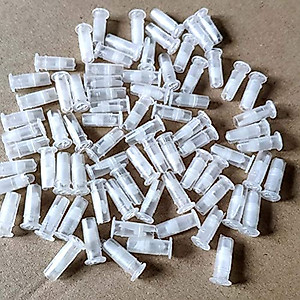 100pcs Pet Toy Balls Replacement Squeakers Dog Pet Toys Noise Maker Insert Replacement BB Squeaker Reed Shoes Whistle for Craft Supplies 1.5cm