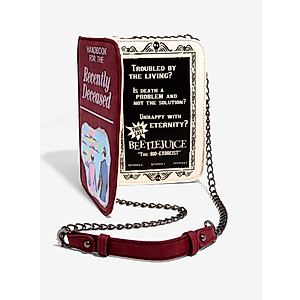 Beetlejuice Handbook For The Recently Deceased Crossbody Bag