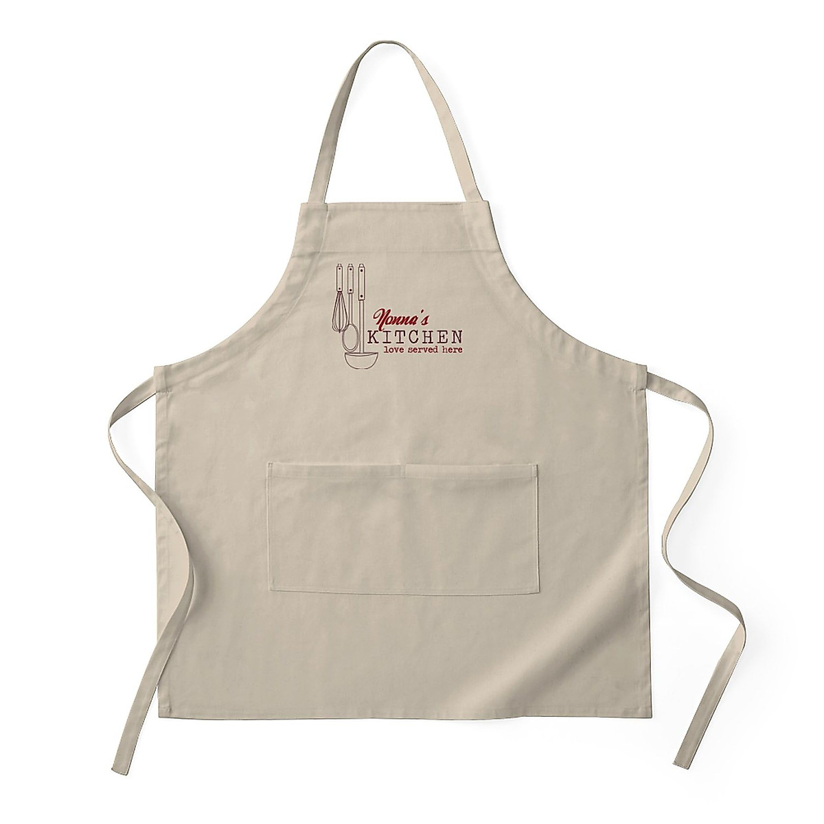 CafePress Nonna's Kitchen Kitchen Apron with Pockets, Grilling Apron, Baking Apron