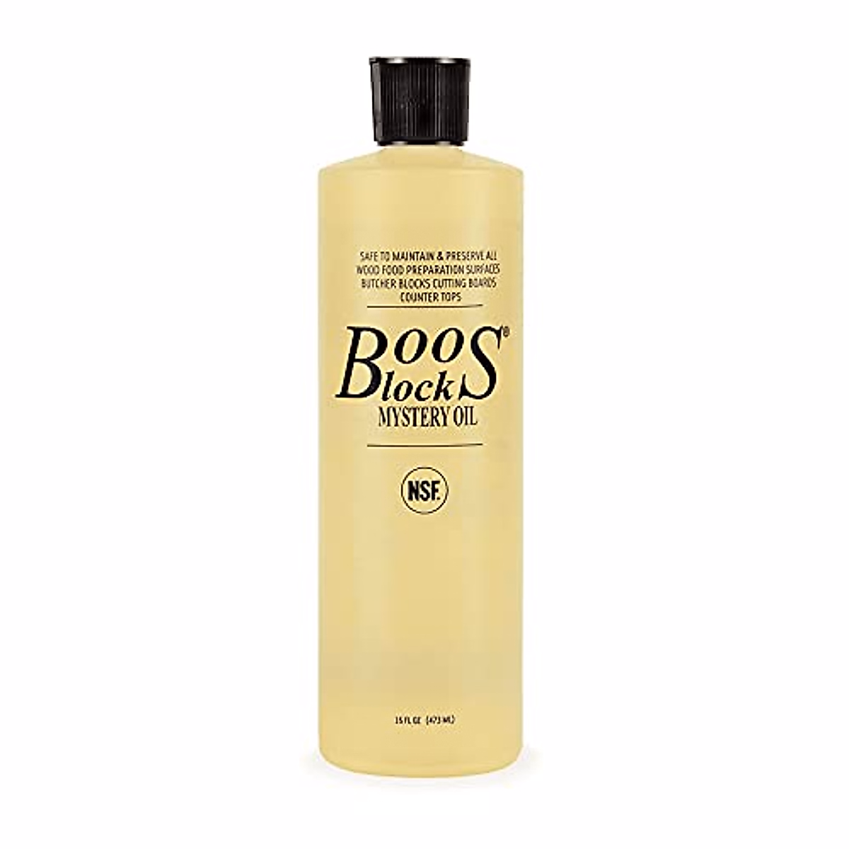 John Boos WAL-R01 Walnut Wood Reversible Cutting Board (18 x 12 x 1.5 Inches) with Mystery Butcher Block Oil (16 Ounces) Bundle (2 Items)