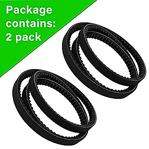 Part# 603907 Lawn Mower Pump Drive Belt 1/2" x 50 3/4" for Hustler Raptor, Raptor Limited, Raptor SD and Raptor SDX - 2 Pack