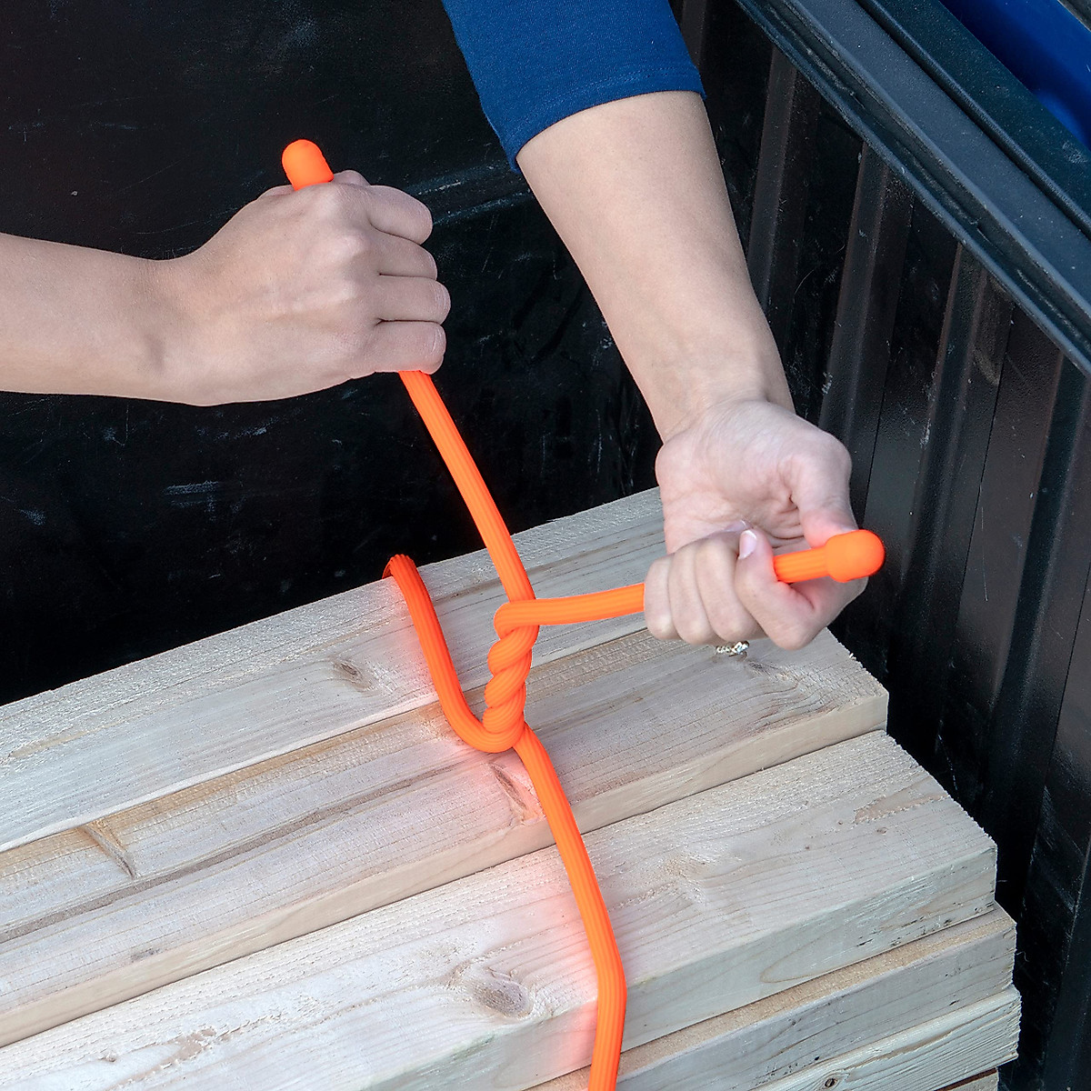 Nite Ize Gear Mega Twist Tie - 64-Inch - Reusable Gear & Zip Ties - Electric Cord Organizers - Cords - Bright Orange