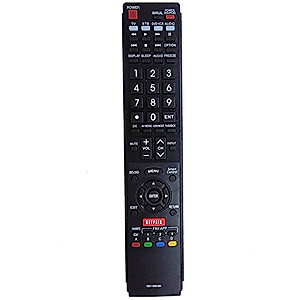 New GB118WJSA Replacement Smart TV Remote Control Fit for Sharp Aquos TV GB005WJSA GB004WJS GA890WJSA LC60C6600U LC60EQ10U LC60EQ30U LC60LE660U LC70EQ10U LC-70EQ30U LC70SQ17U LC-70SQ17U LC80UQ17U