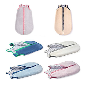 baby deedee Sleep Nest Teddy Sleeping Bag, Ivory, (Medium 6-18 Months)