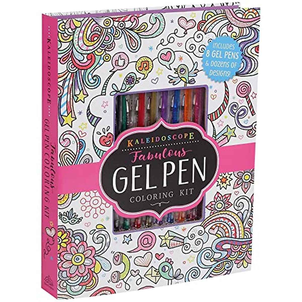 Kaleidoscope: Fabulous Gel Pen Coloring Kit