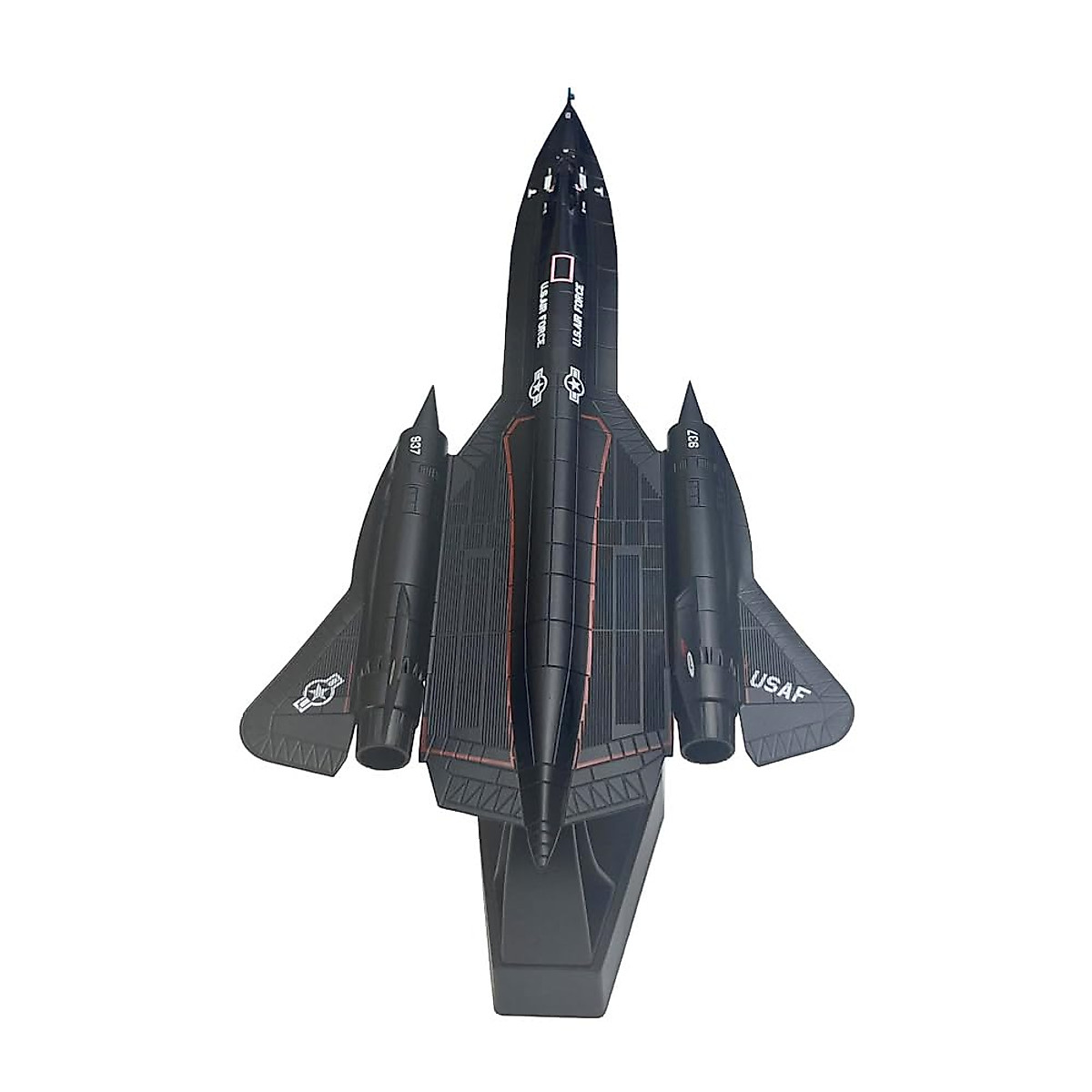 1/144 Scale US Air Force SR-71 Blackbird Reconnaissance Aircraft Metal Military Plane Diecast Model for Collection or Gift