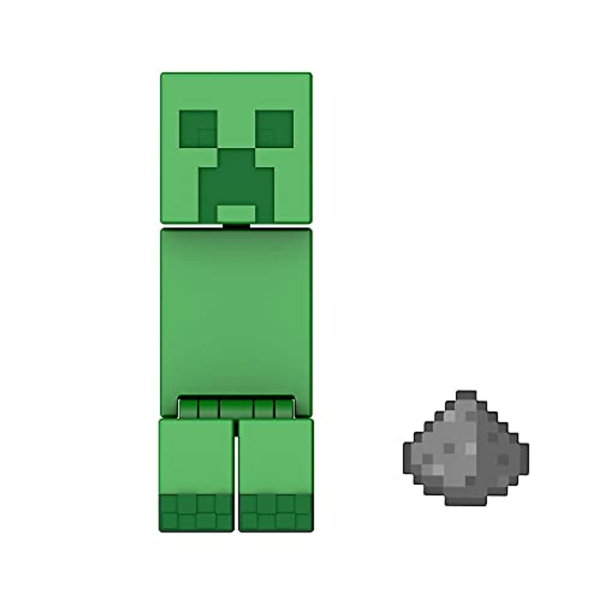 Mattel Minecraft Toys 3.25-Inch Action Figure, Creeper With Accessory & Portal Piece, Toy Collectible Inspired By Video Game