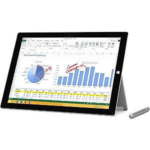 Microsoft Surface Pro 3 (256 GB, Intel Core i7, Windows 8.1) - Free Windows 10 Upgrade (Renewed)