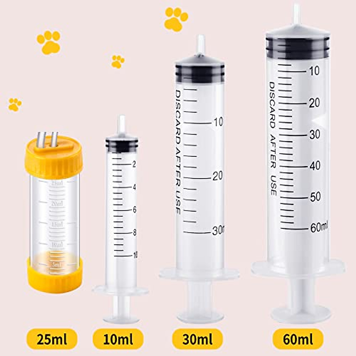 9 Pieces Puppy Feeding Tube Kit Includes 8 FR Red Rubber Kitten Feeding Tubes 10 ml Clear Feeding Tube Syringes Bulb Syringe Feeding Tools for Small Animals Pet Supplies Feeding Measuring Watering